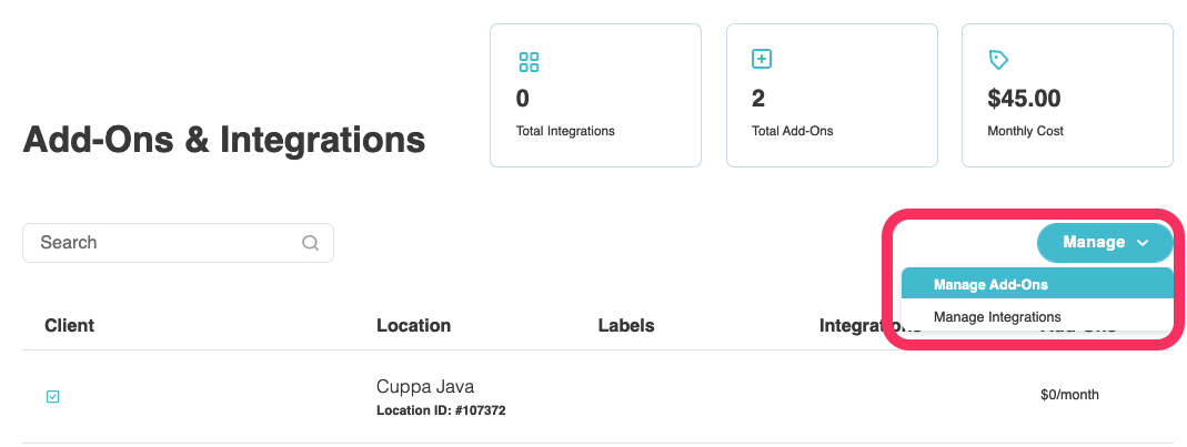 Email/SMS Add-ons & Integrations