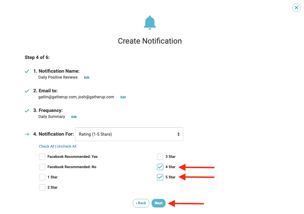 Custom Notifications