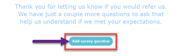 Adding Additional Survey Questions