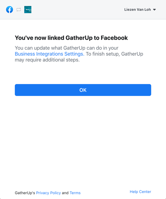 Facebook Authorization